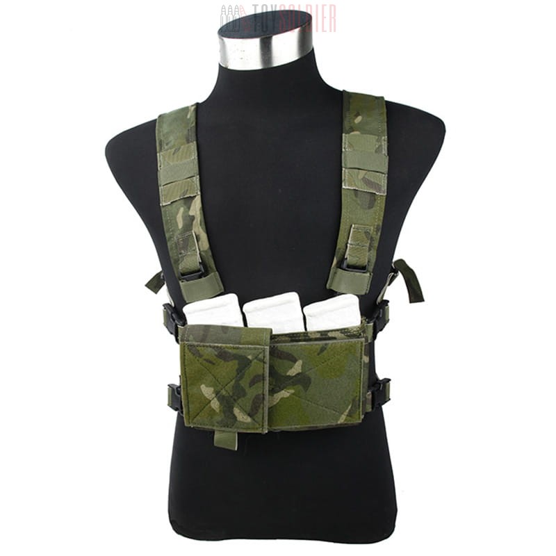 TMC Chest Rig MicroFight STANDARD SET MultiCam Tropic TMC3121-MTP w ...